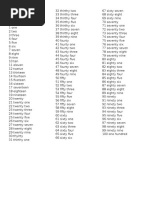 Numberblocks 1 To 100 Flash Cards | PDF