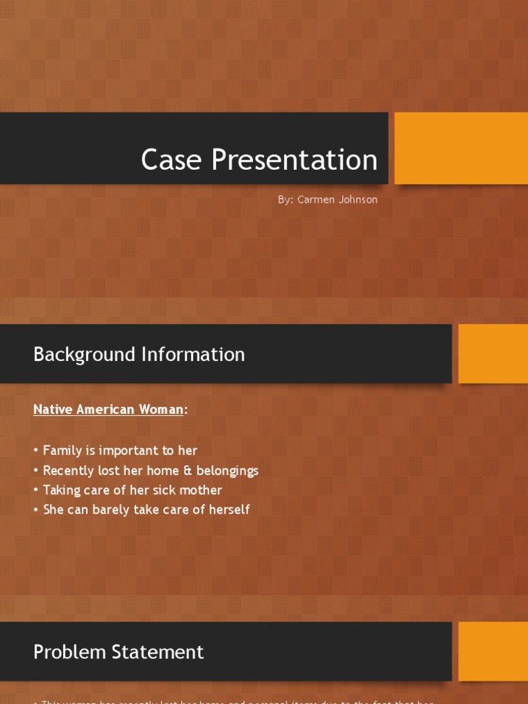 Case Presentation | PDF | Competence (Human Resources) | Mental Health