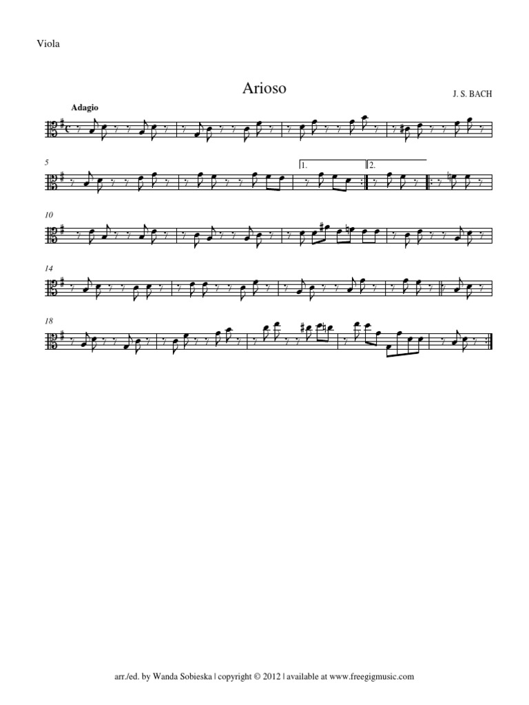 Arioso Viola | PDF