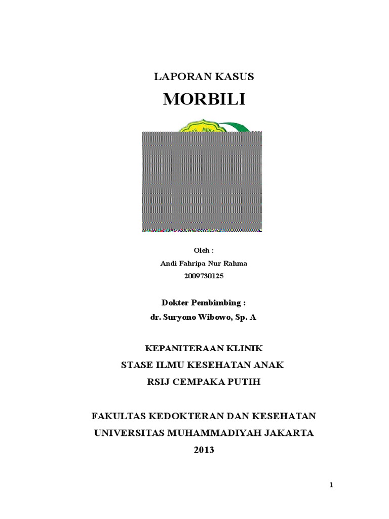 Laporan Kasus Morbili | PDF