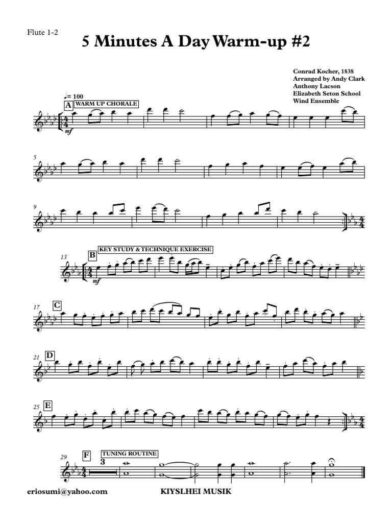 5 Mins A Day #2 - Parts | PDF | Cuivres (musique) | Technologie musicale