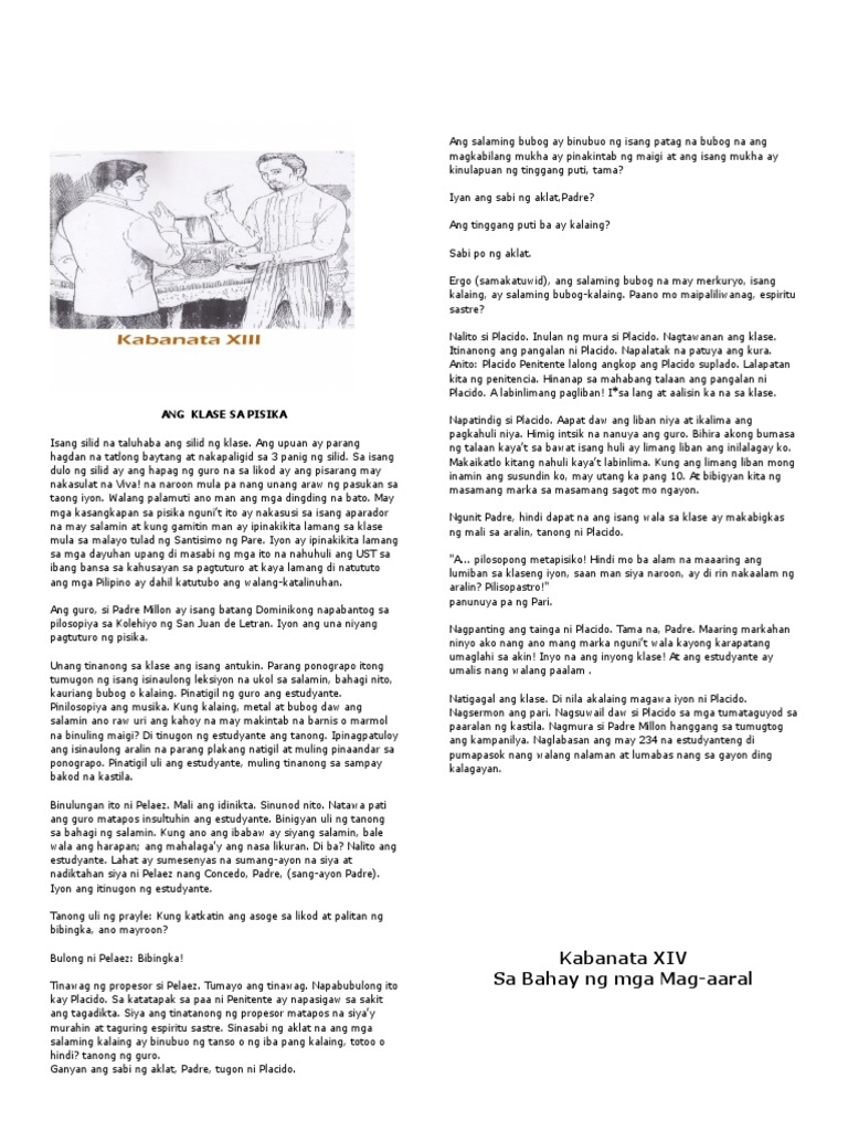 Ang Klase Sa Pisika | PDF