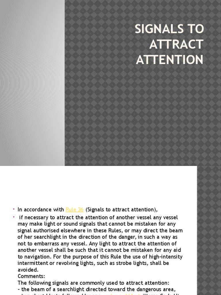 Signals To Attract Attention | PDF | Broadcasting | Telecommunications