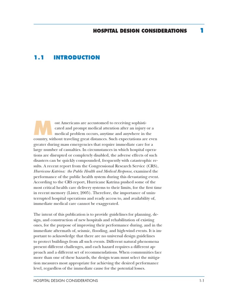 Hospital Design Considerations: Hurricane Katrina: The Public Health ...