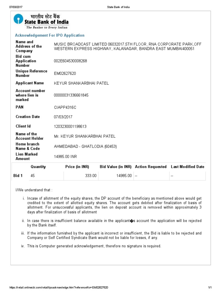 State Bank of India | PDF