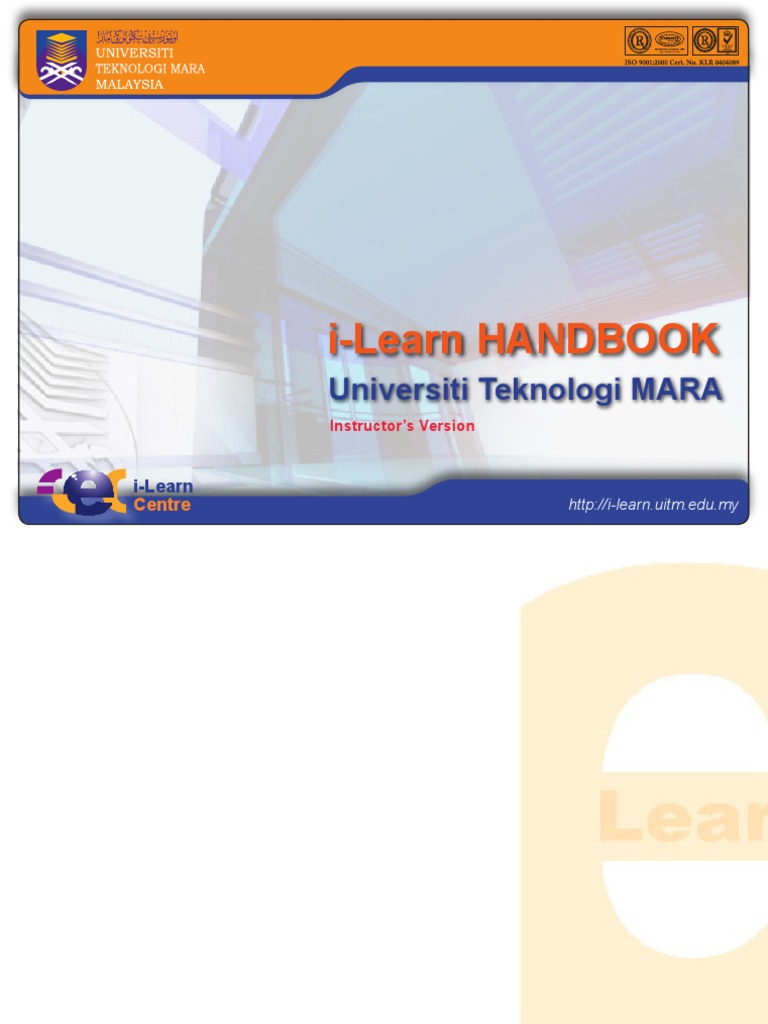 Ilearn Usage Guideline1 | Educational Technology | Test (Assessment)