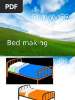 Bed Making Procedures | PDF | Bed | Bedding