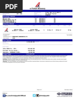 Contoh Kwitansi Penerbangan | PDF