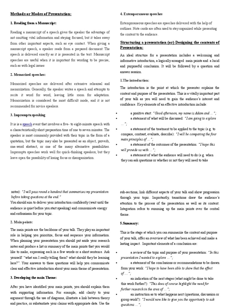 methods-or-modes-of-presentation-pdf-question-learning