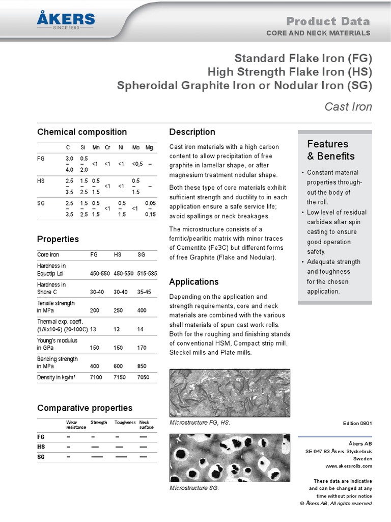 Cast Iron Grades PDF | PDF | Cast Iron | Iron