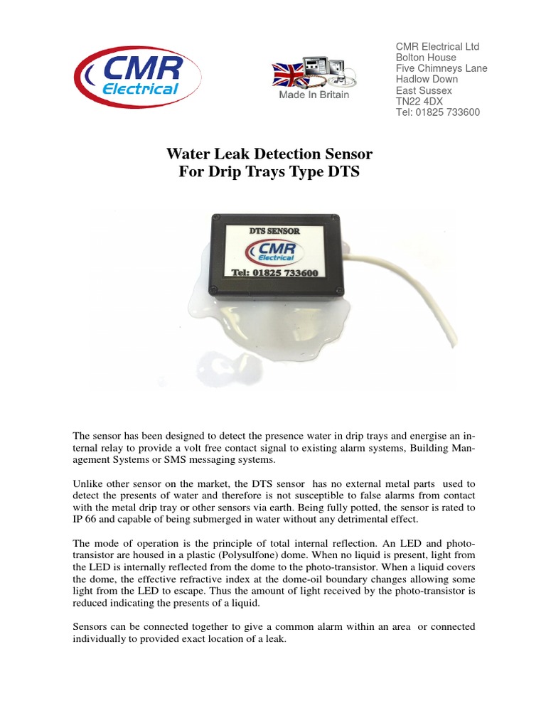 DTS Drip Tray Sensor With Output Relay 1 | Relay | Light Emitting Diode