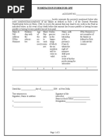 Notice of Change of Nomination (Form No. 3750) PDF | PDF | Signature ...