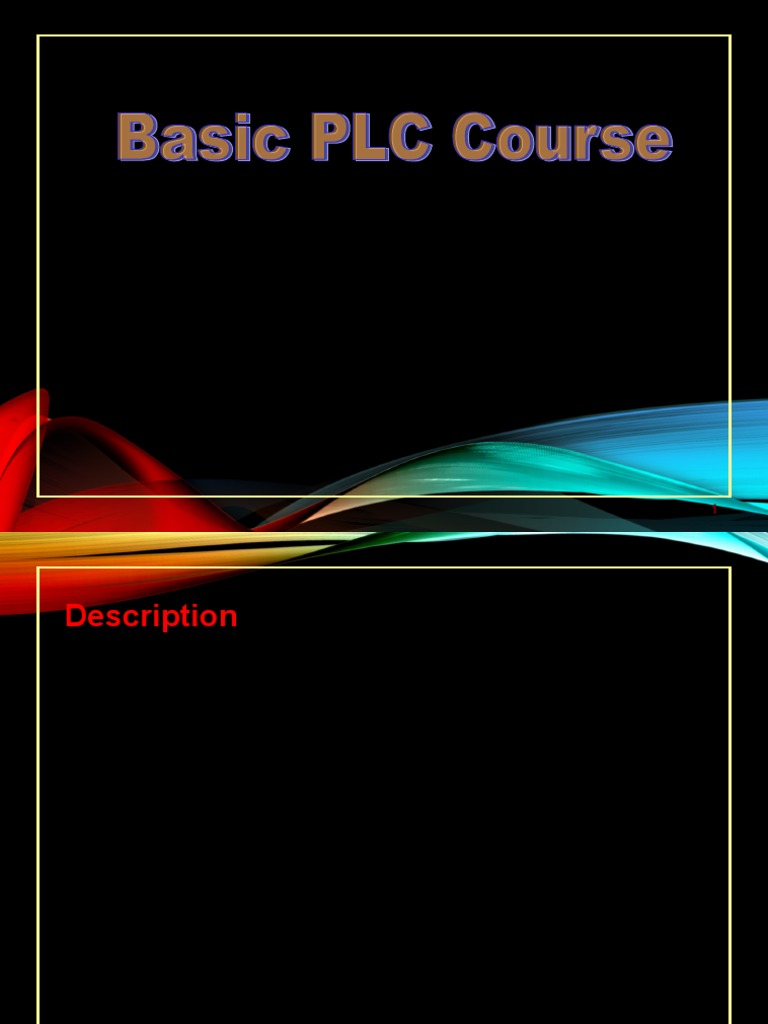Basic PLC | PDF | Programmable Logic Controller | Computer Data Storage