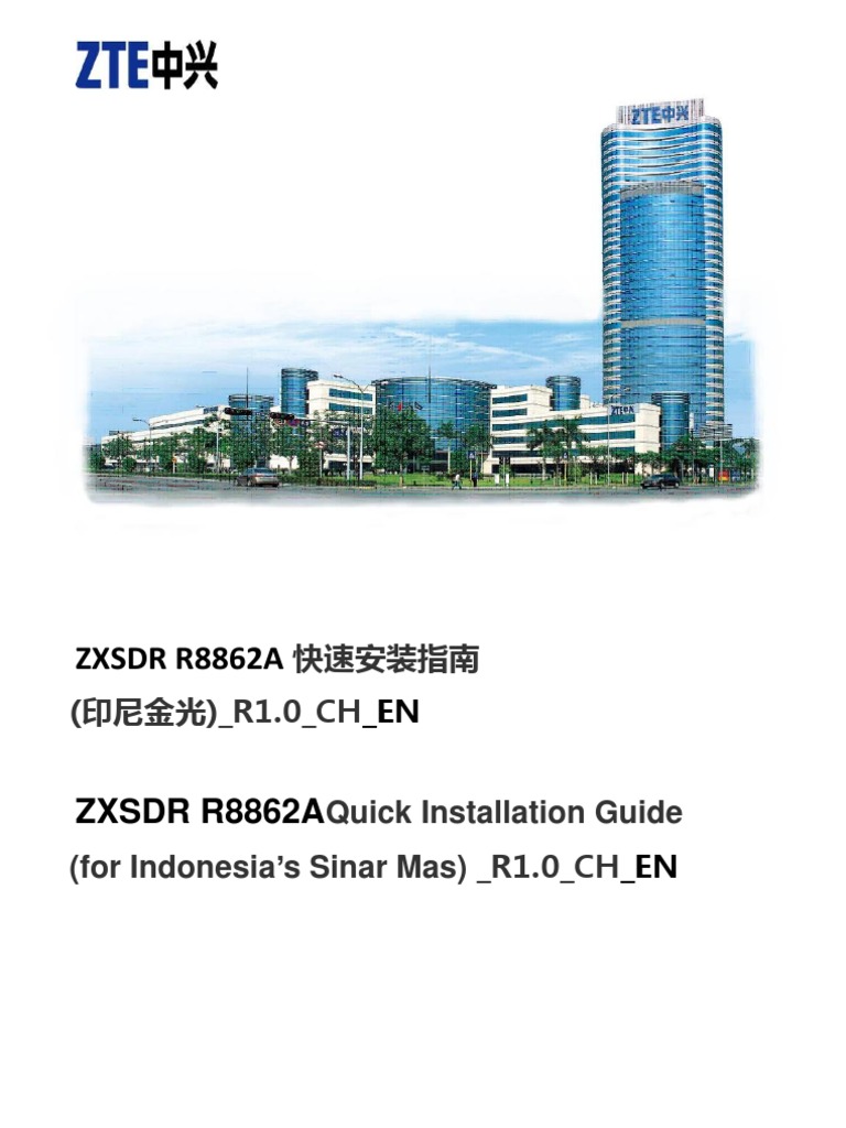 8 ZXSDR R8862A Quick Installation Guide - R1.0 - CH - EN | PDF | Screw ...