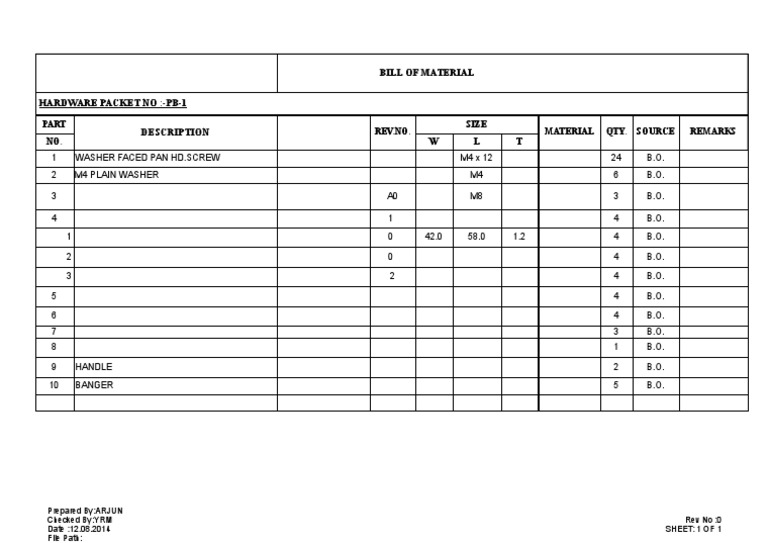 Hardware Packet PB 1 | PDF