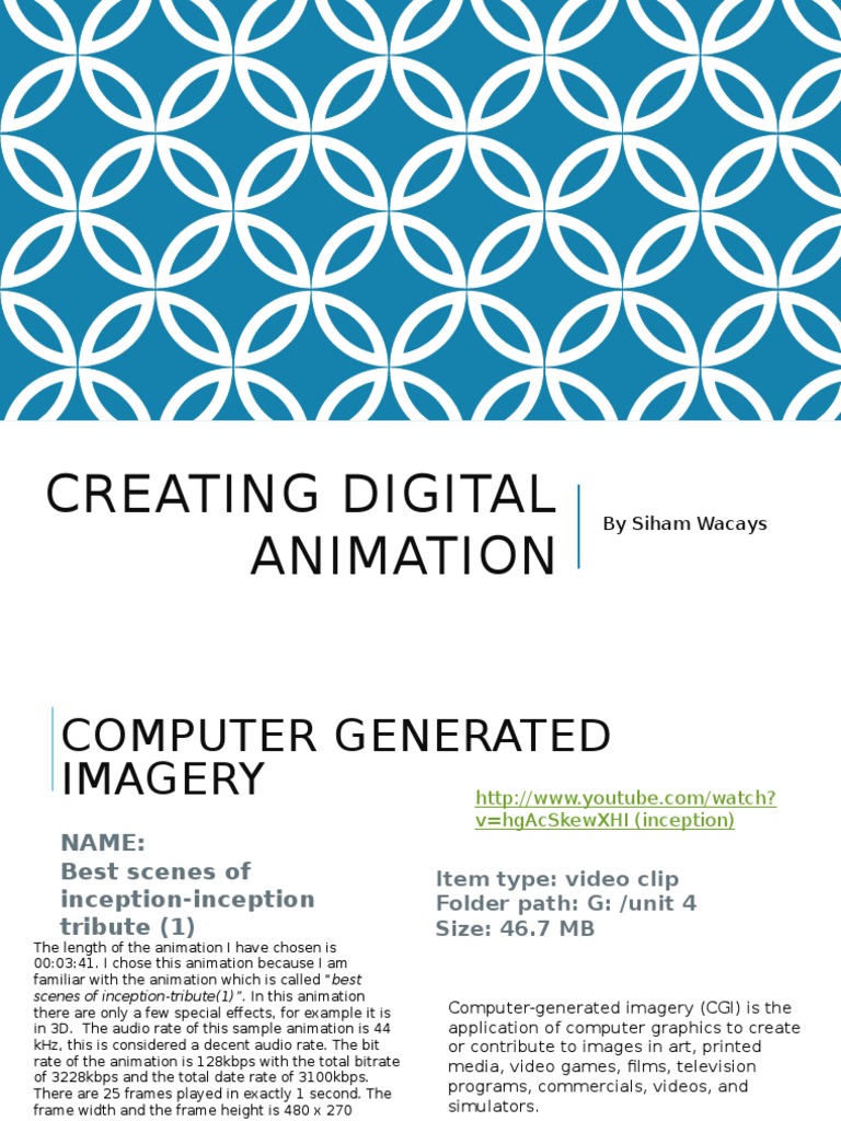Cgi Completed 1 | PDF | Computer Animation | Computer Generated Imagery