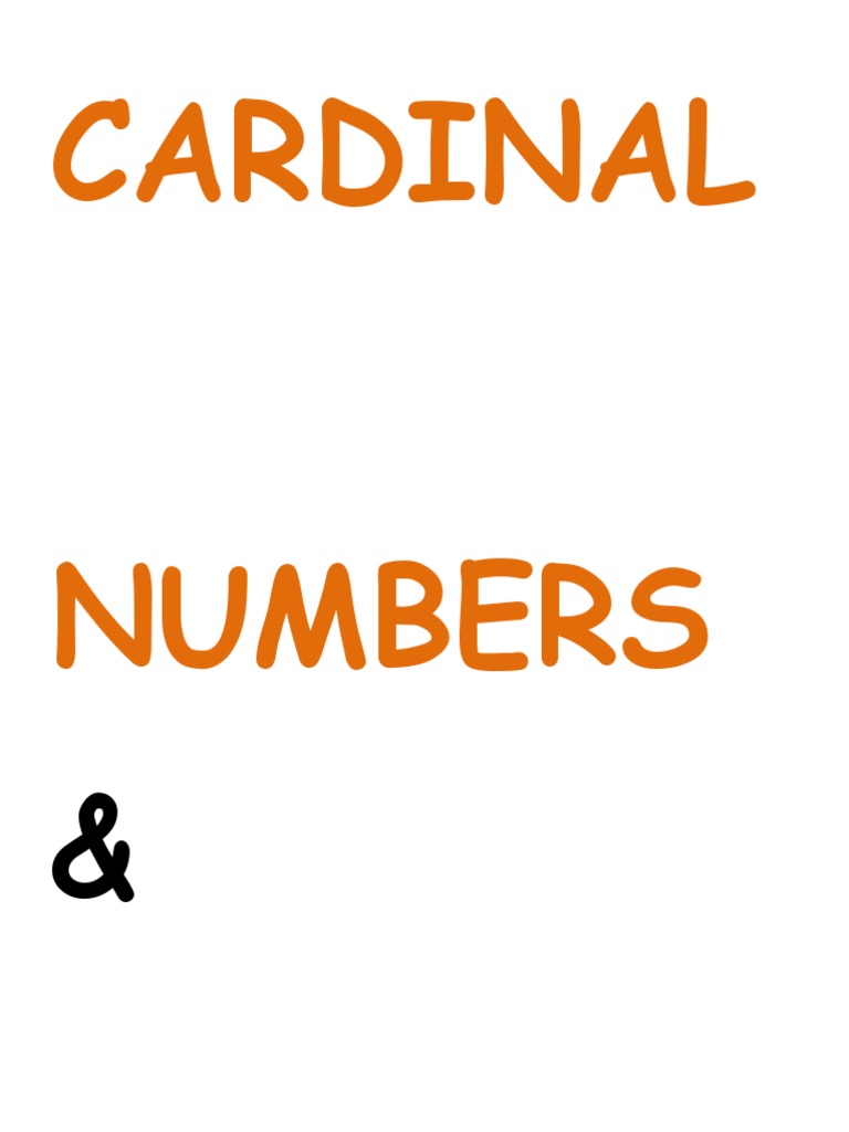 Cardinal Numbers | PDF