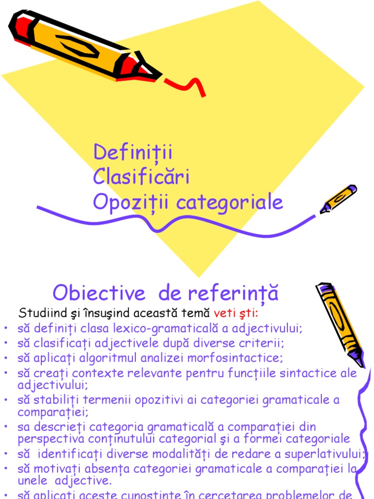 Gramatica Adjectivul | PDF