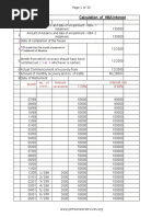 SPF 2000 Calculation Sheet Rs 50 | PDF