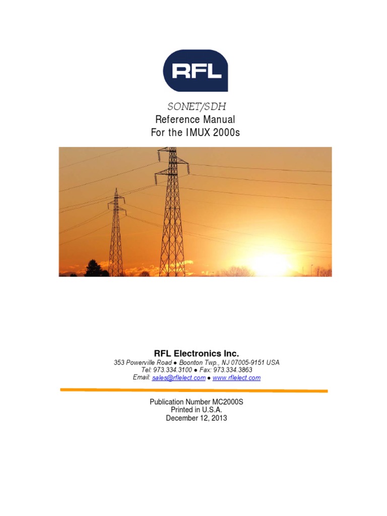 IMUX 2000s Reference Manual 12-12-13 | PDF | Data Transmission | Networks