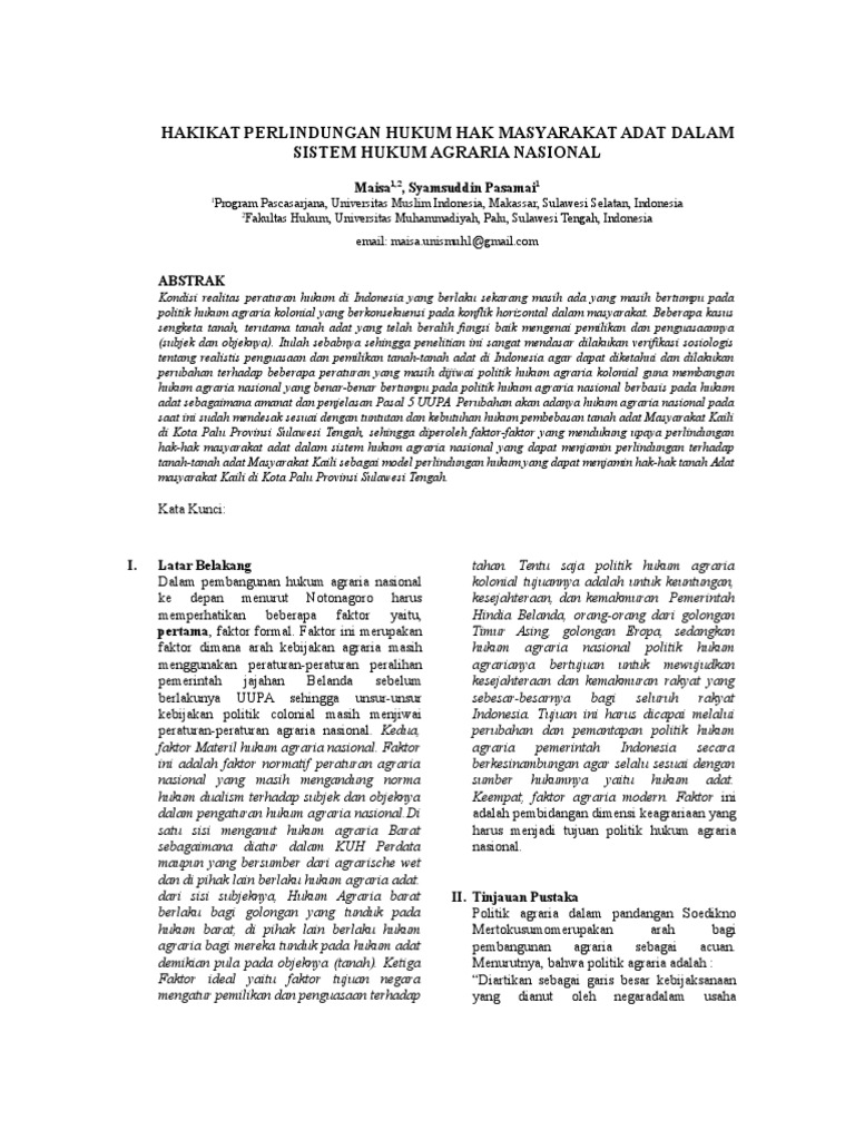 Jurnal Hukum - Perumperindo.co.id