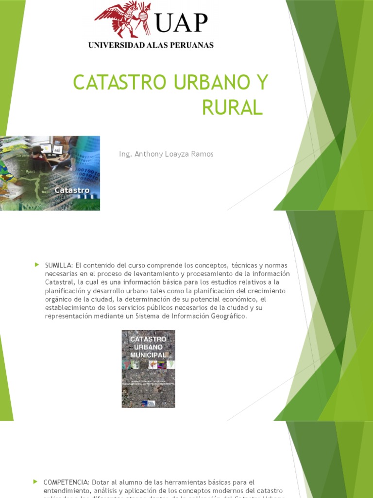 Catastro Urbano y Rural | PDF | Science | Tecnología (general)
