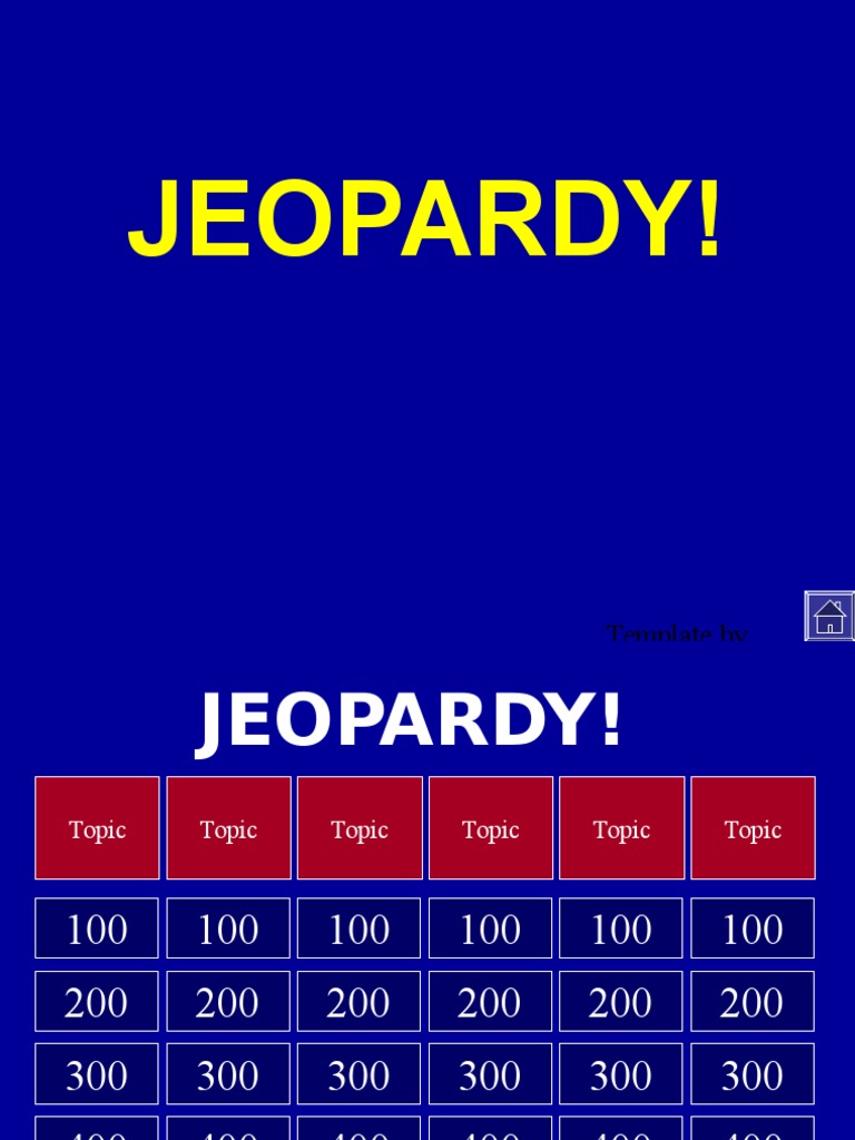 Blank Jeopardy Template | PDF