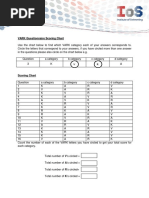 The VARK Questionnaire Scoring Chart | PDF