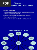 Food Cost Control Presentation | PDF | Cost Accounting | Menu