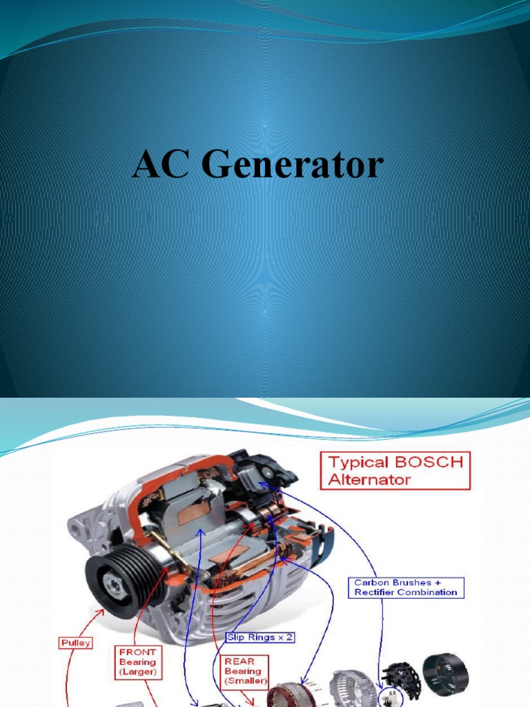 AC Generator | PDF | Electric Generator | Alternating Current