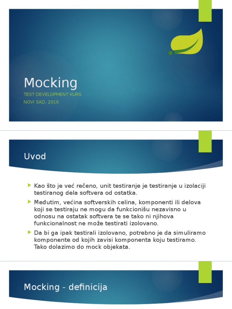 Mocking | PDF