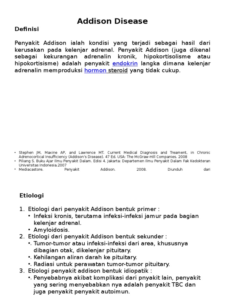 Addison's Disease | PDF