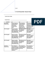 Rubric For Newspaper Article: Criteria | PDF