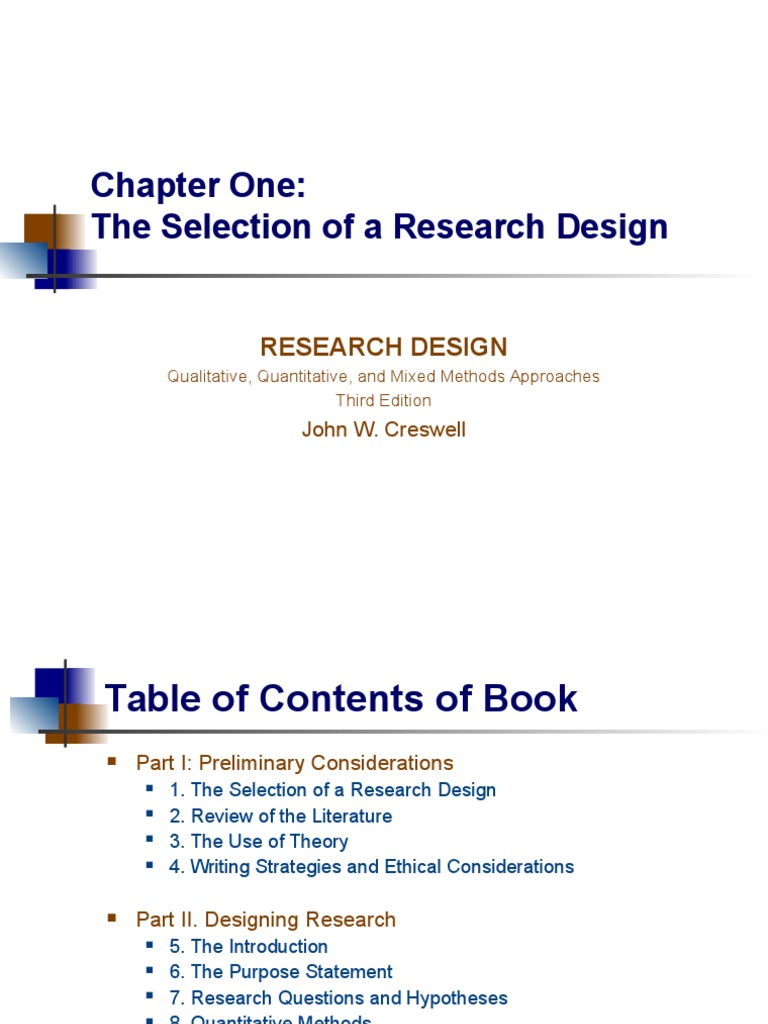 Chapter 1 - Research Design | PDF | Qualitative Research | Quantitative ...