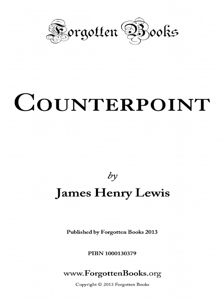 Counterpoint | PDF | Interval (Music) | Music Theory