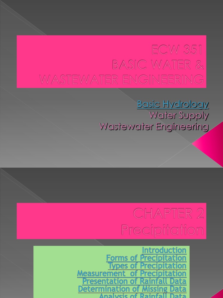 Chapter 2 Precipitation | PDF | Precipitation | Rain