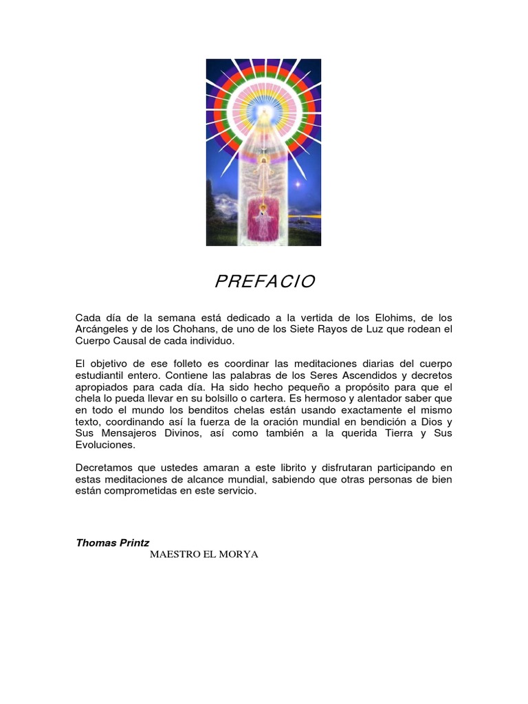 Meditaciones Diarias Thomas Printz | PDF | Amor | Dios