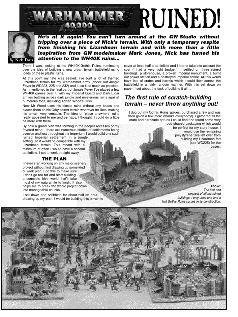 Modelling - Making Ruined Buildings | PDF | Leisure | Nature
