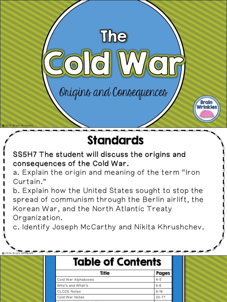 The Cold War | PDF | Korean War | Soviet Union