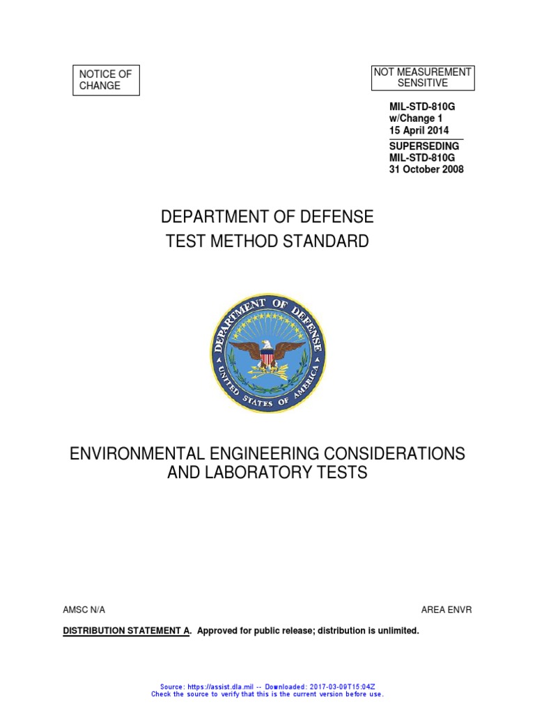 MIL-STD-810G | Life Cycle Assessment | Engineering