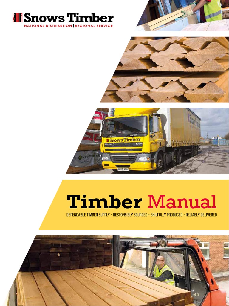Snows Timber Manual 2016 | PDF | Forest Stewardship Council | Lumber