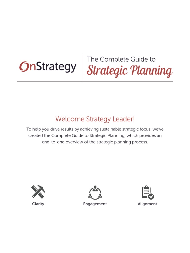Complete Guide To Strategic Planning | PDF | Swot Analysis | Strategic ...