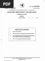 Caribbean Studies Cape Syllabus | PDF