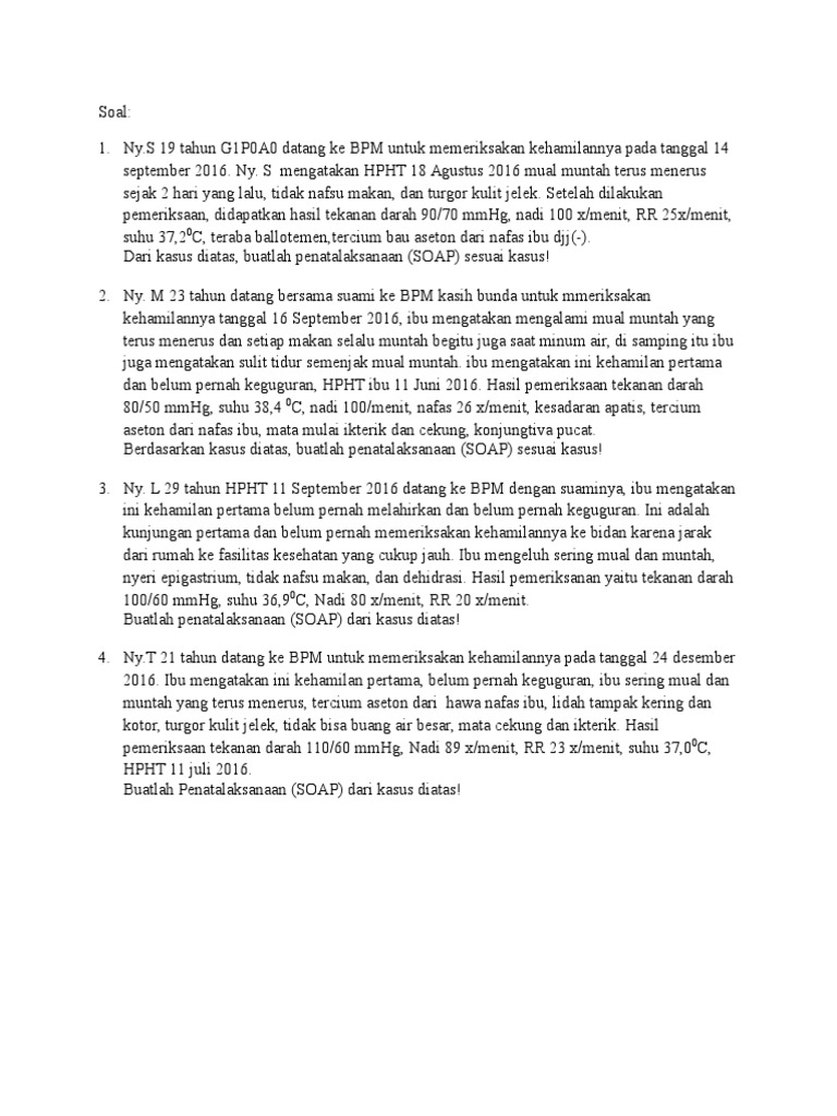 Soal Kasus HEG | PDF