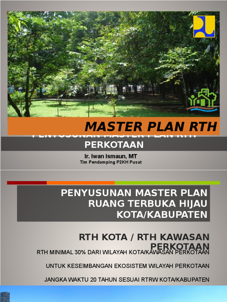 MASTER PLAN RTH - PETA HIJAU-P2KH-Aceh | PDF