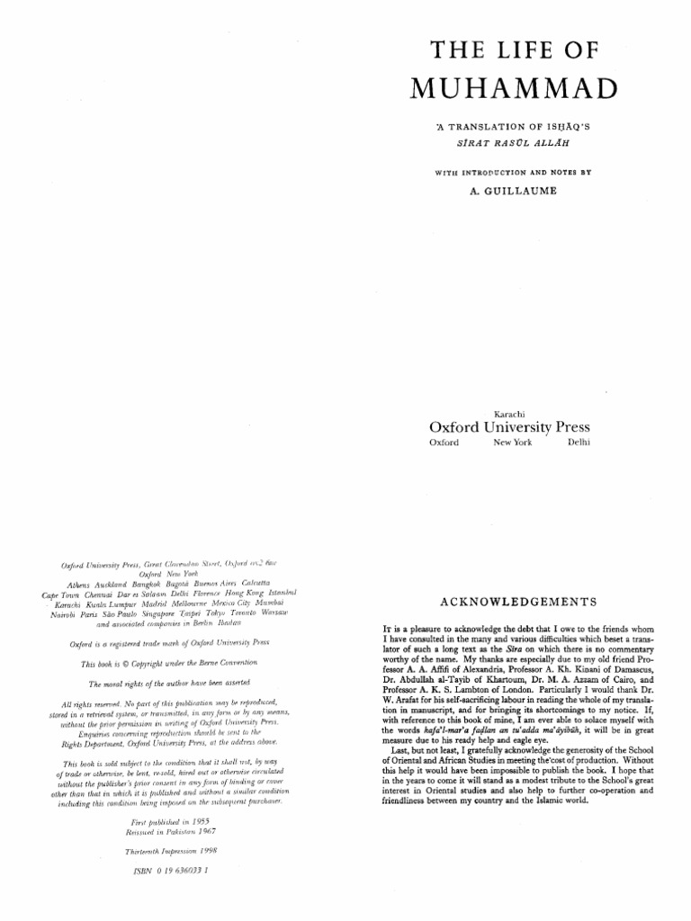 Life of Muhammad PDF | PDF | Religion & Spirituality