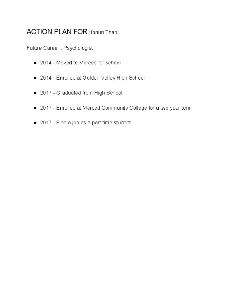 Action Plan | PDF