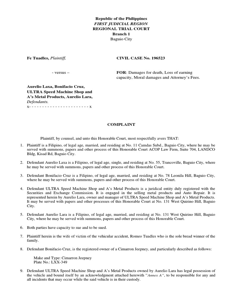 7 Complaint | PDF | Summons | Lawsuit