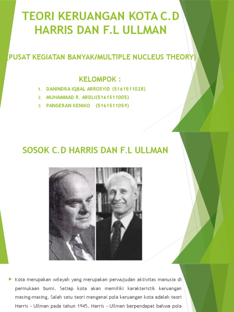 Teori Keruangan Kota C D Harris Dan F L Ullman | PDF