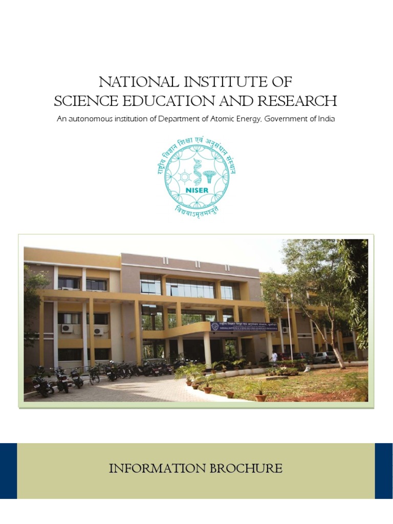 NISER Brochure 2010 | PDF | Physics | Science